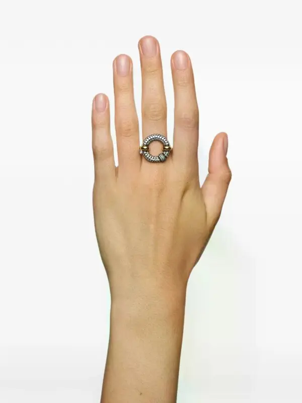 POCHE PARIS Harmony Crystal Ring - Gold