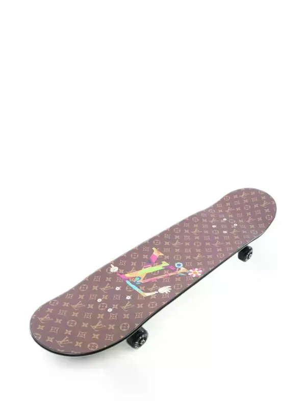 LOUIS VUITTON X Takashi Murakami Superflat Skateboard