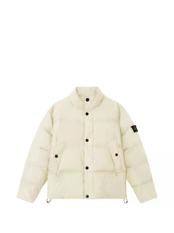 Stone Island 4100109 Crinkle Reps Ny Down Jacket - Neutrals