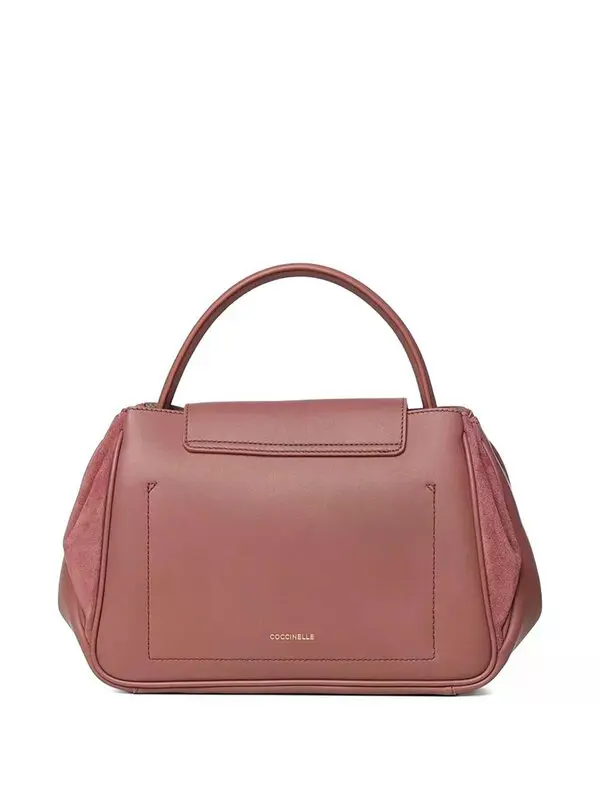 COCCINELLE Suede-panelled Leather Tote Bag