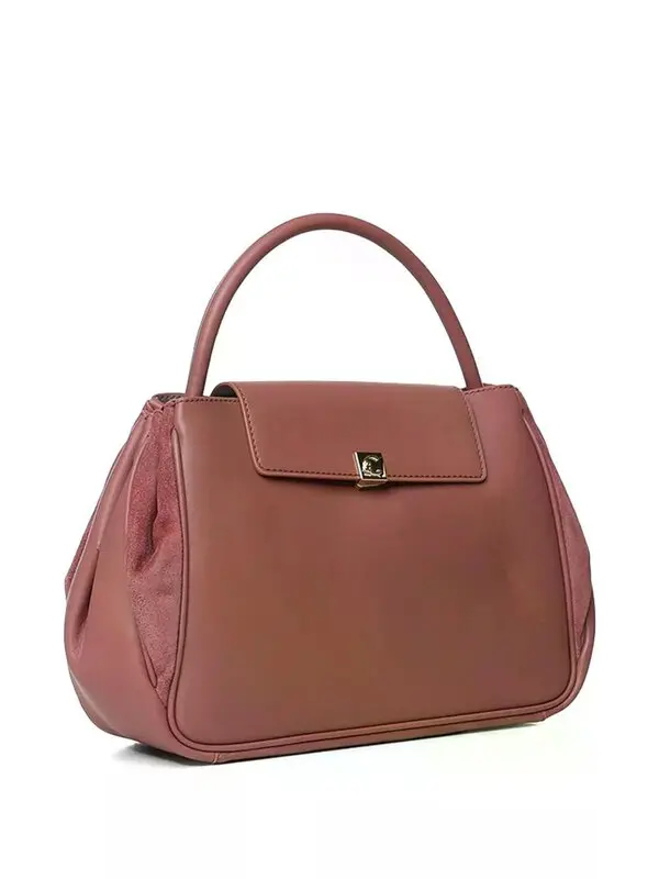 COCCINELLE Suede-panelled Leather Tote Bag