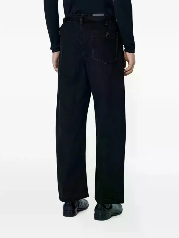LEMAIRE Stitched-seam Wide-leg Trousers