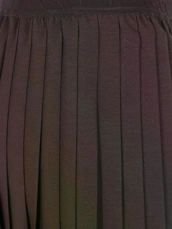 TWINSET Pleated Crêpe De Chine Short Skirt
