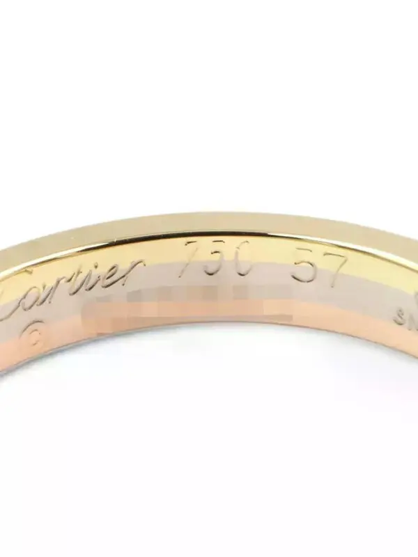 Cartier Vendome Ring In 18k Tricolor