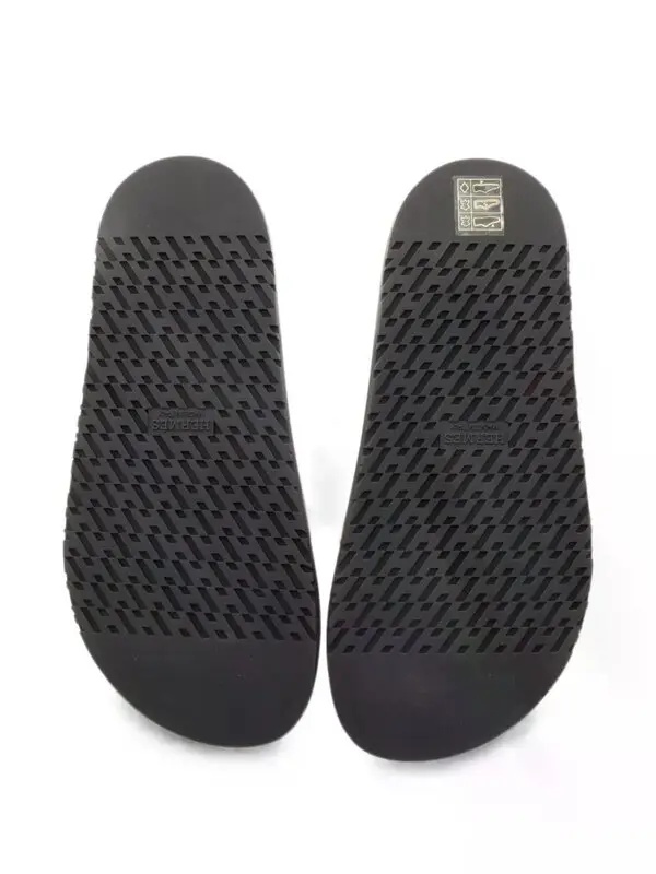 Hermès Leather Cut-out Touch-strap Sandals
