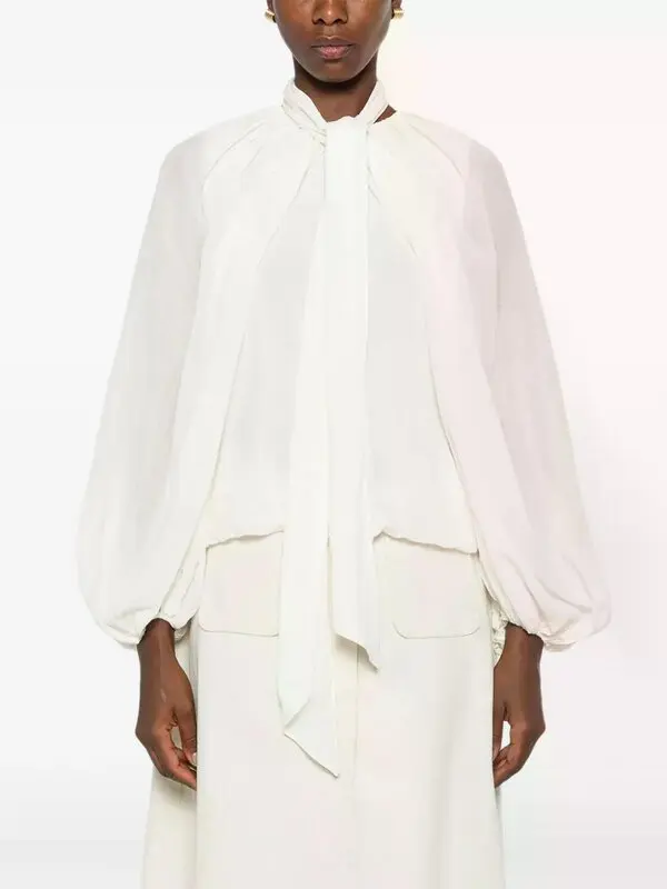 Dorothee Schumacher Pussy-bow Balloon Sleeve Blouse