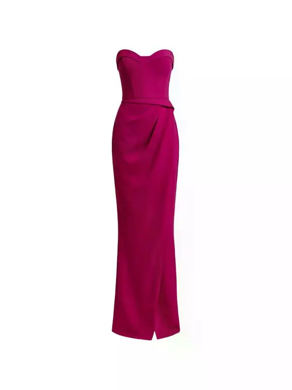 GEMY MAALOUF Strapless Draped Gown