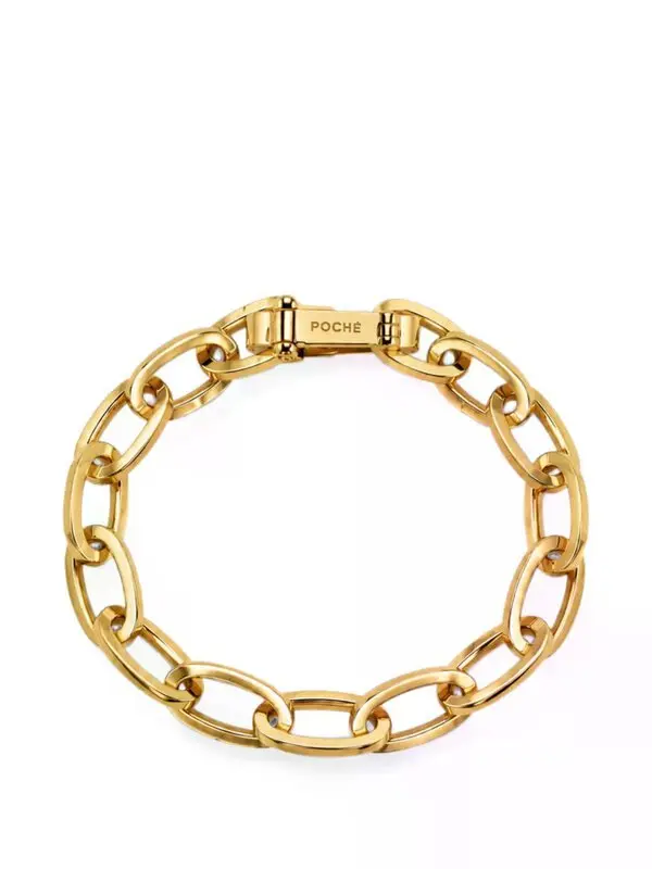POCHE PARIS Tone Chunky Link Bracelet - Gold