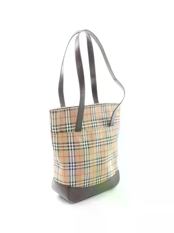 Burberry 2010s Nova Check Tote Bag