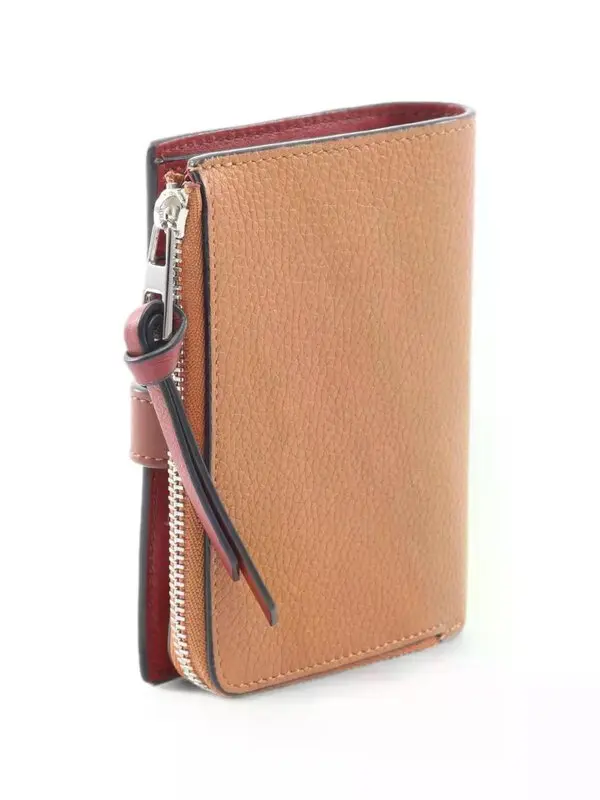 Loewe 2010s Anagram Slim Zip Wallet