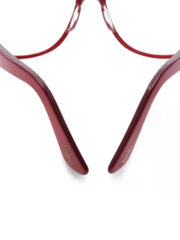 Cartier Glitter Butterfly Frame Sunglasses