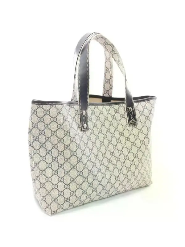 Gucci Gg Supreme Sherry Line Tote Bag