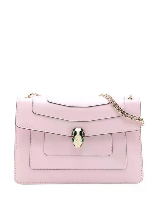 BVLGARI Calfskin Serpenti Forever Shoulder Bag