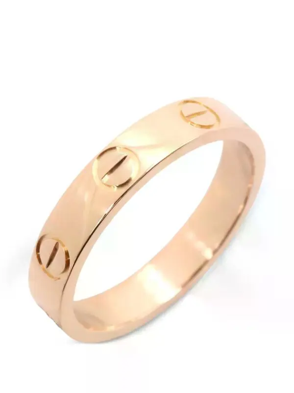 Cartier 18k Rose Gold Love Ring - Pink