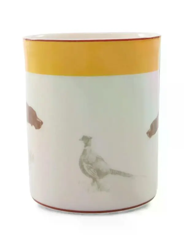 Hermès 2010s Chasse German Pointer Mug