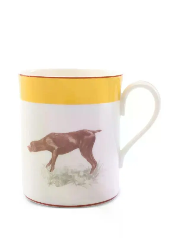 Hermès 2010s Chasse German Pointer Mug