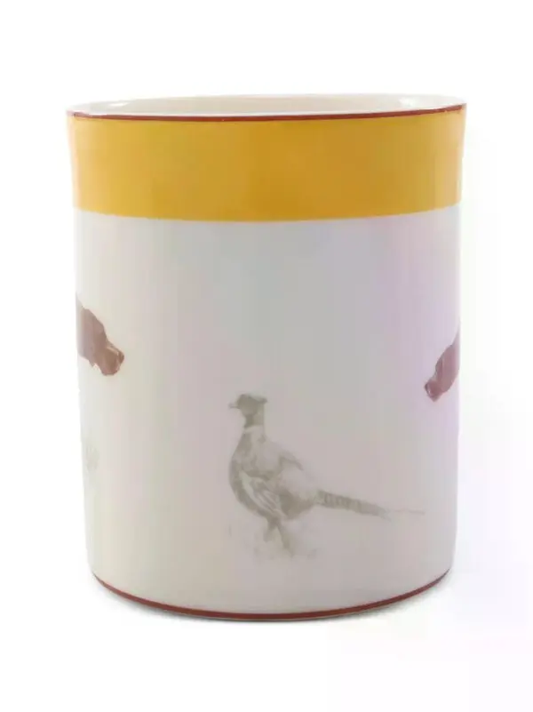 Hermès 2010s Chasse German Pointer Mug