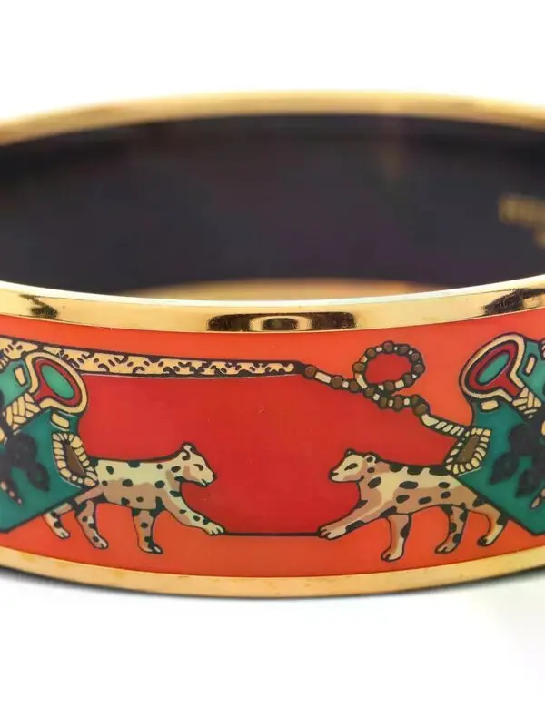 Hermès 2010s Cloisonné Enamel Bangle