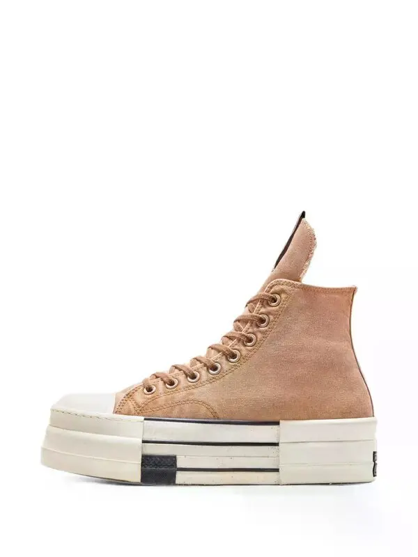 CONVERSE X Drkshdw Double Stacked Chuck 70 Overdyed Canvas High-top Sneakers