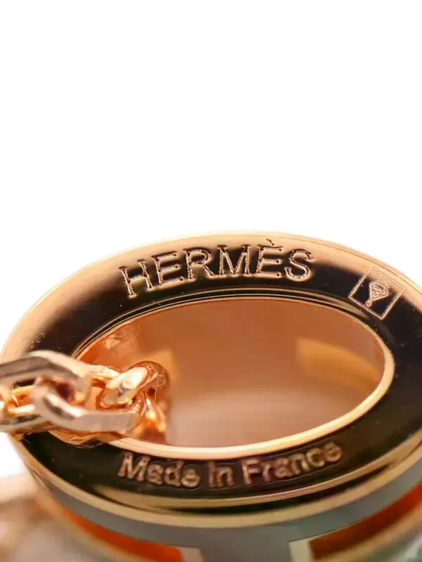 Hermès Mini Pop H Enamel Pendant Necklace