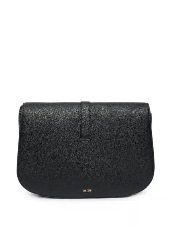 TOM FORD Kara T-logo Grained Leather Crossbody Bag