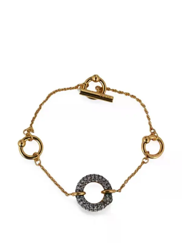 POCHE PARIS Harmony Crystal Embellishment Bracelet - Gold