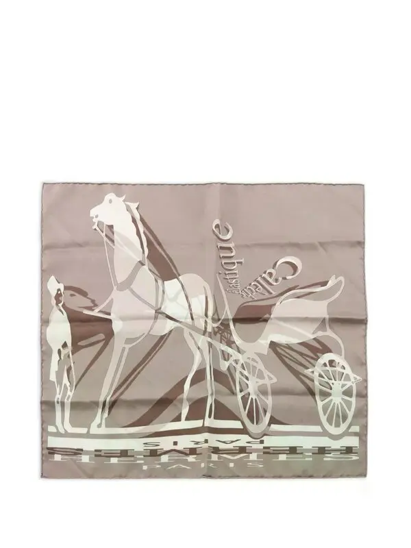 Hermès 2010s Calèche Élastique Scarf - Neutrals