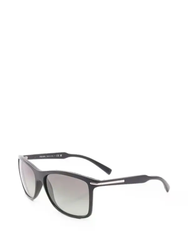 Prada Rectangle Frame Gradient Lens Sunglasses