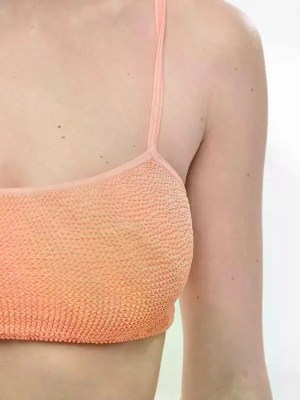 REINA OLGA Crinkle-effect Bikini