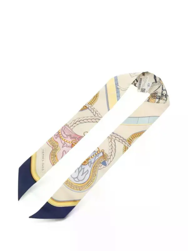Hermès 2020s Grand Apparat Twilly Scarf