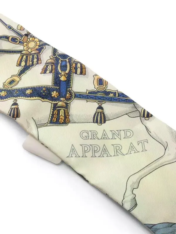Hermès 2020s Grand Apparat Twilly Scarf