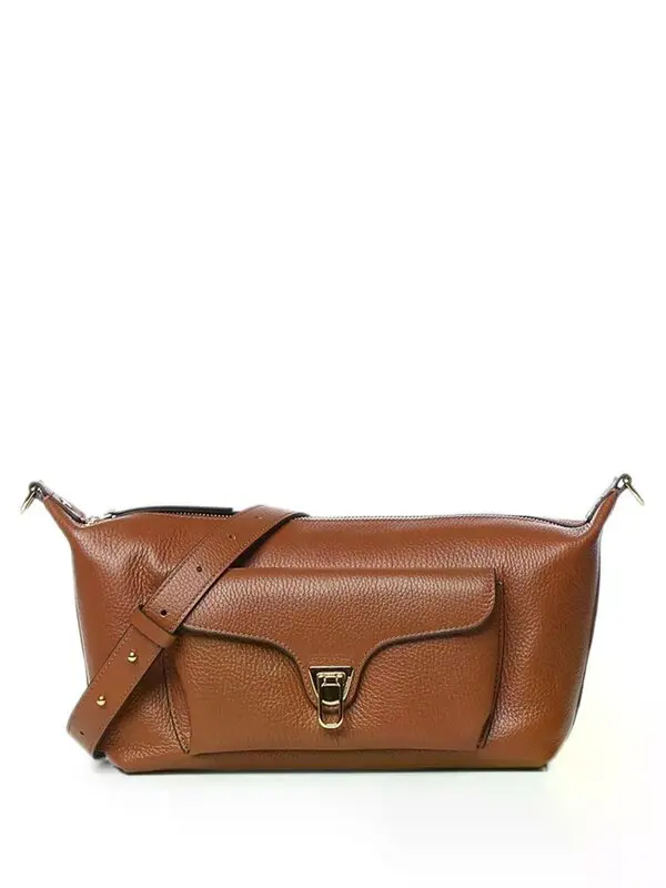 COCCINELLE Medium Grainy Leather Shoulder Bag