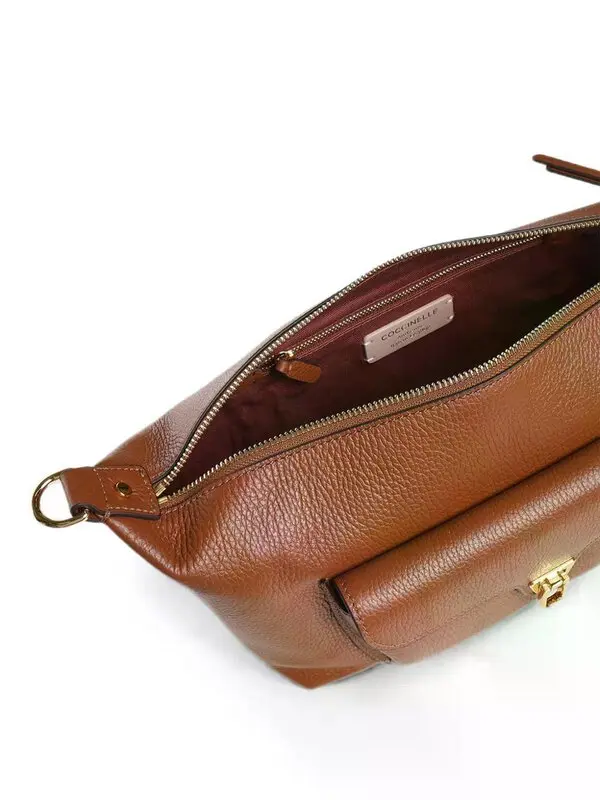 COCCINELLE Medium Grainy Leather Shoulder Bag