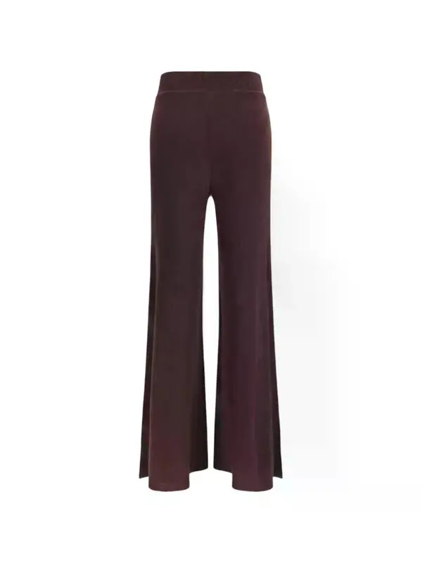 Loro Piana Ribbed Knit Wide-leg Trousers