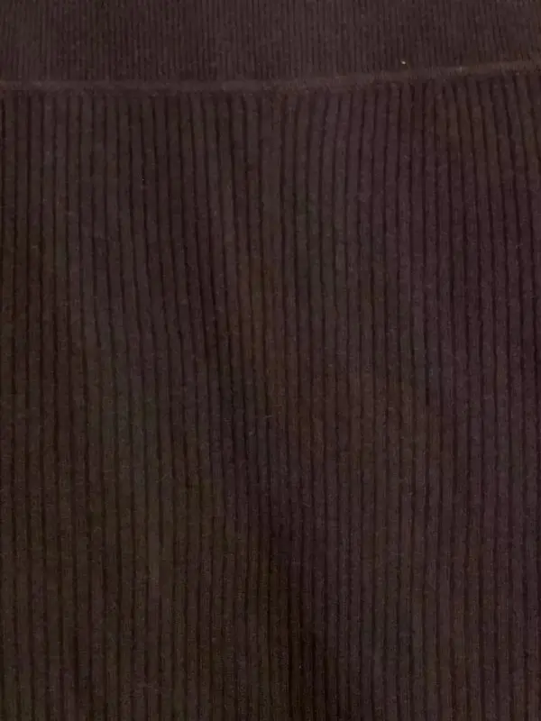 Loro Piana Ribbed Knit Wide-leg Trousers
