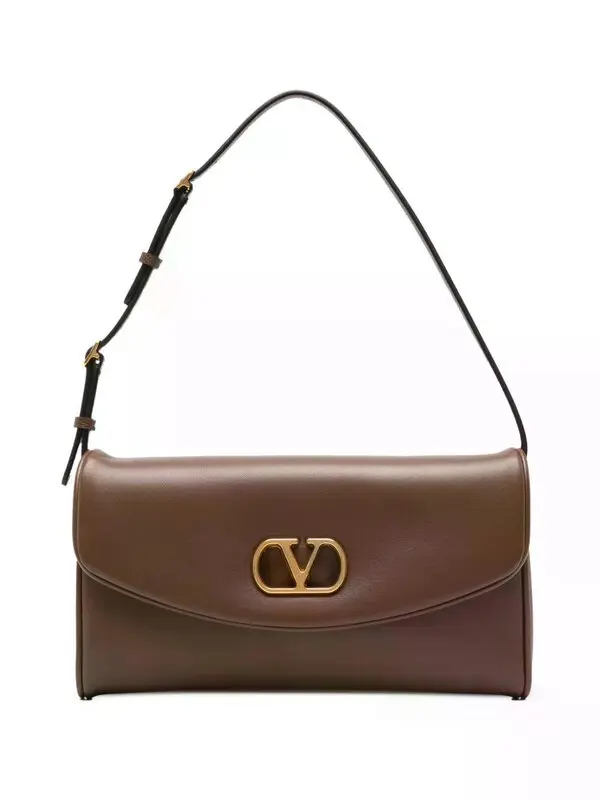 Valentino Garavani Vlogo Signature Shoulder Bag - Brown