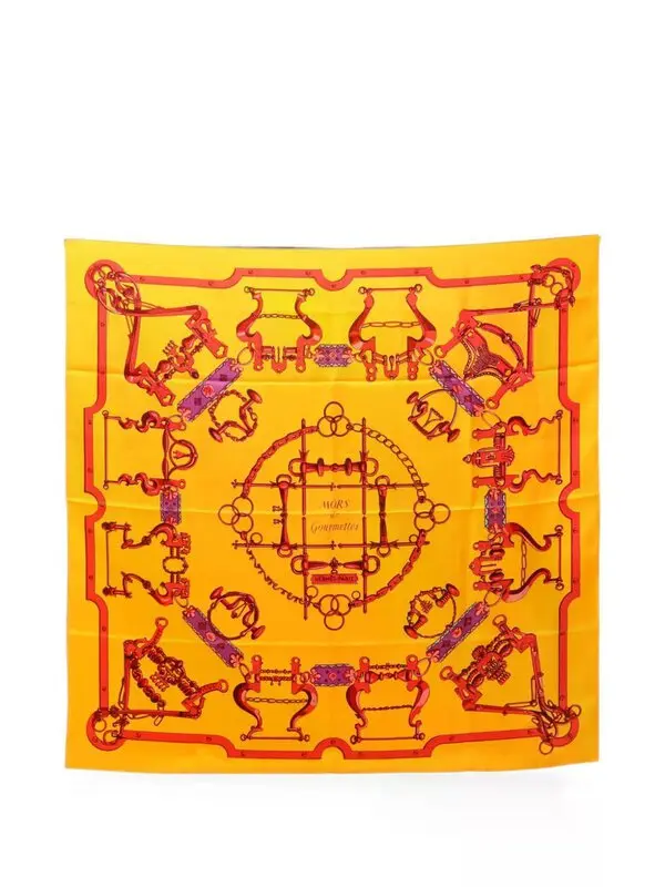 Hermès 2010s Mors Et Gourmettes Scarf