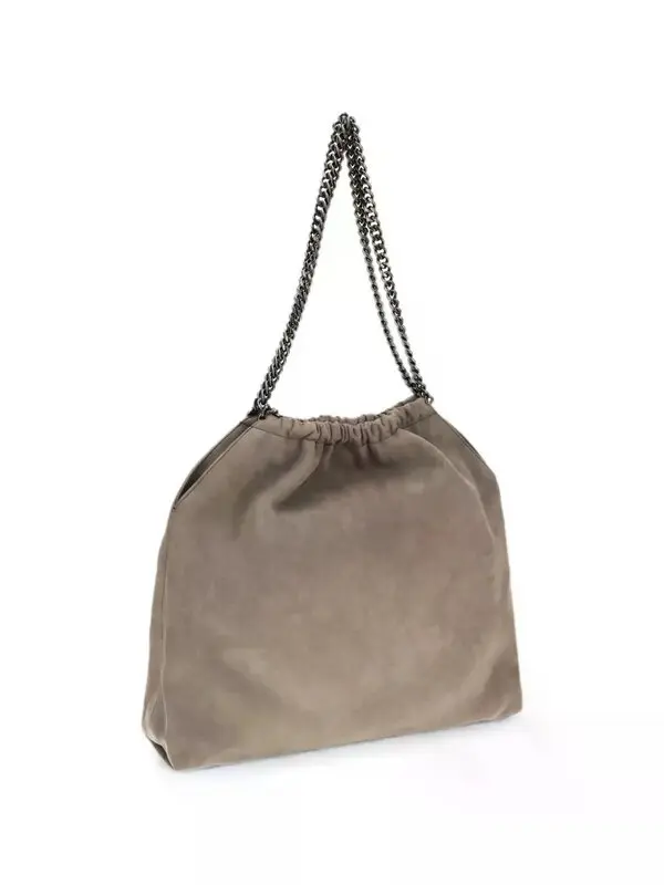Stella McCartney Falabella Medium Drawstring Alter Suede Bag - Neutrals