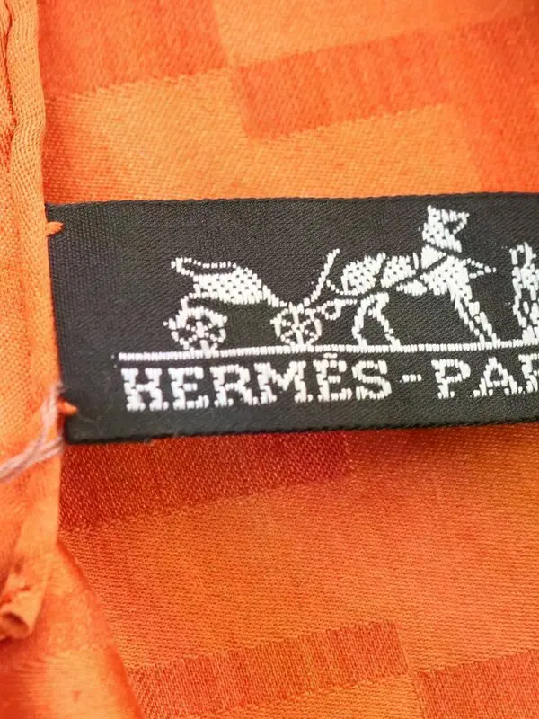 Hermès 2010s H Logo Scarf