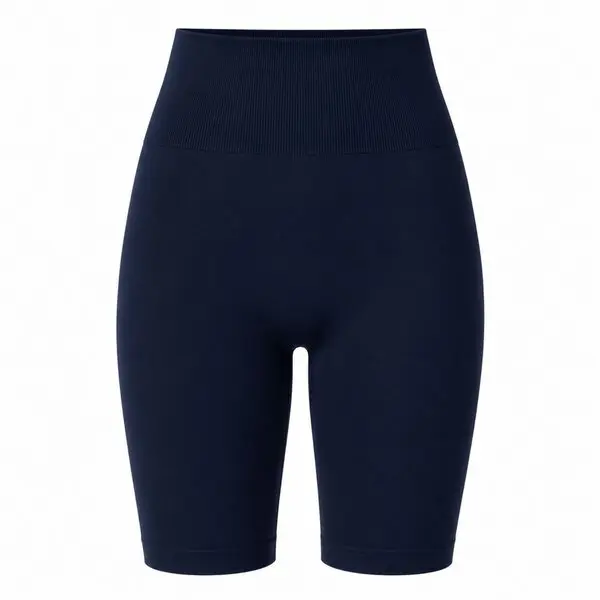 HEART AND SOUL Night One Block High-waisted Activewear Biker Shorts - Blue