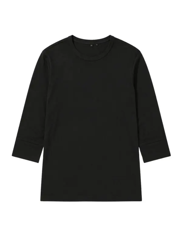 THOM KROM Long-sleeve Crewneck T-shirt - Black