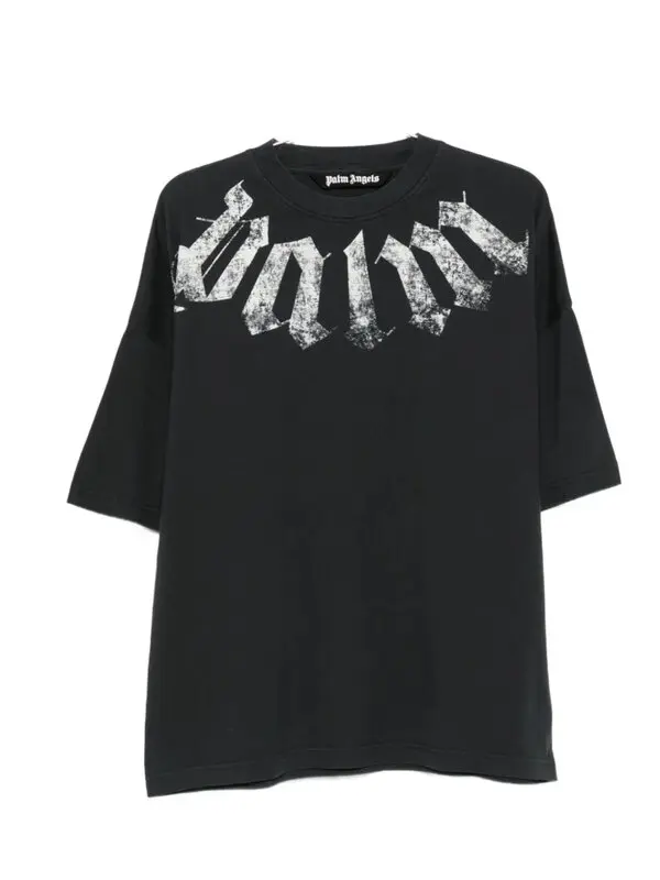 Palm Angels Logo Graphic Cotton T-shirt