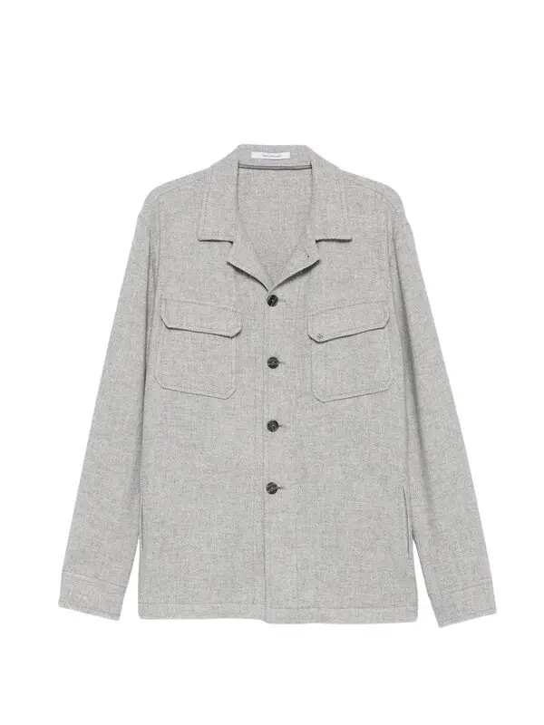 Tagliatore Wool & Nylon Lined Jacket - Grey