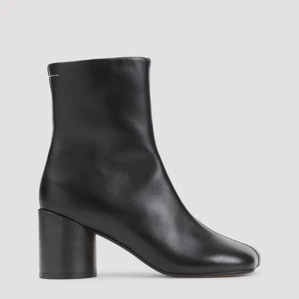 MAISON MARGIELA Leather Ankle Boot With 7cm Heel