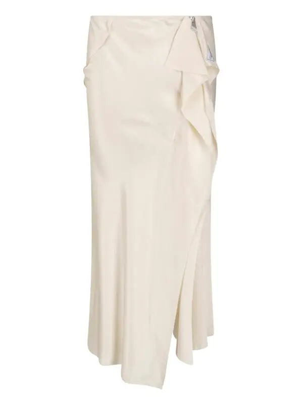 Attico Satin-feel Viscose Mini Skirt