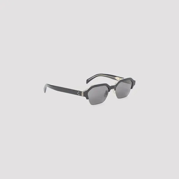 Celine Acetate & Metal Frame Octagon Sunglasses