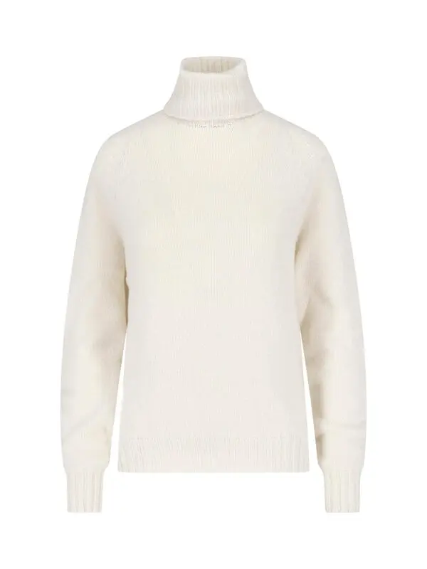 MA'RY'YA Cashmere & Virgin Wool Sweater - White