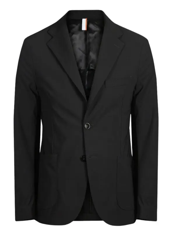 PMDS PREMIUM MOOD DENIM SUPERIOR Stretch Nylon-blend Tailored Jacket - Black