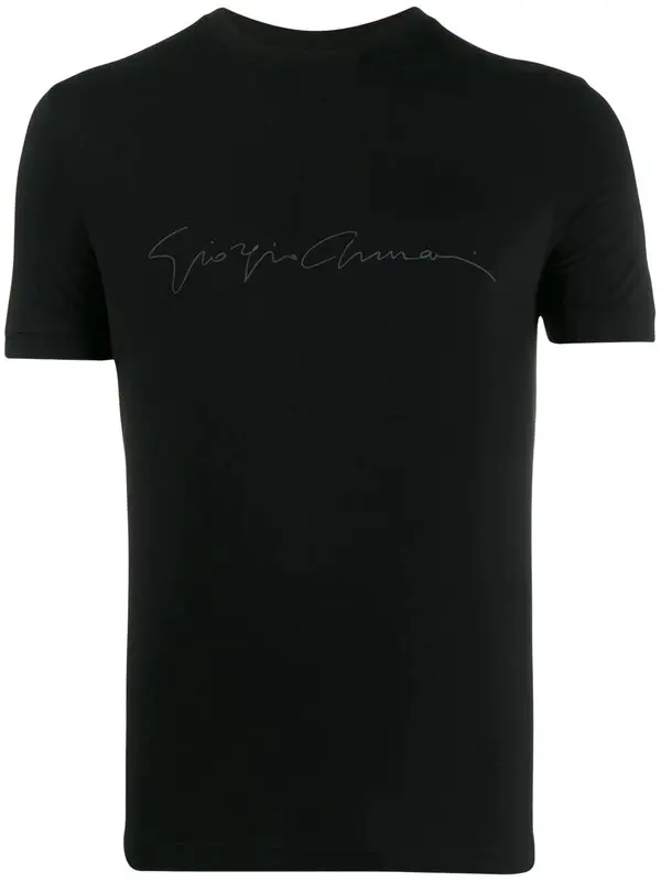 Giorgio Armani S Stretch Viscose Polo Shirt