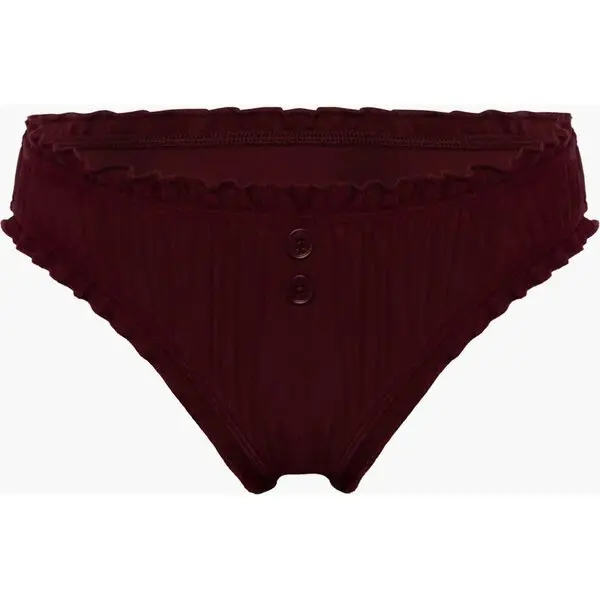 ODDLI Bloomer Bikini Bottom - Maroon